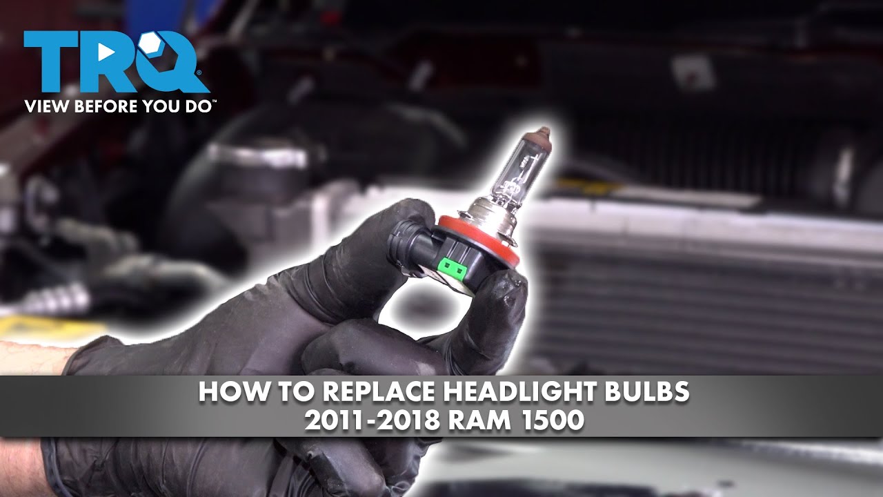 How to Replace Headlight Bulbs 2011-2018 Ram 1500 - YouTube