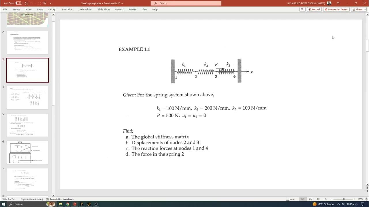Spring systems in Mechanical APDL - YouTube