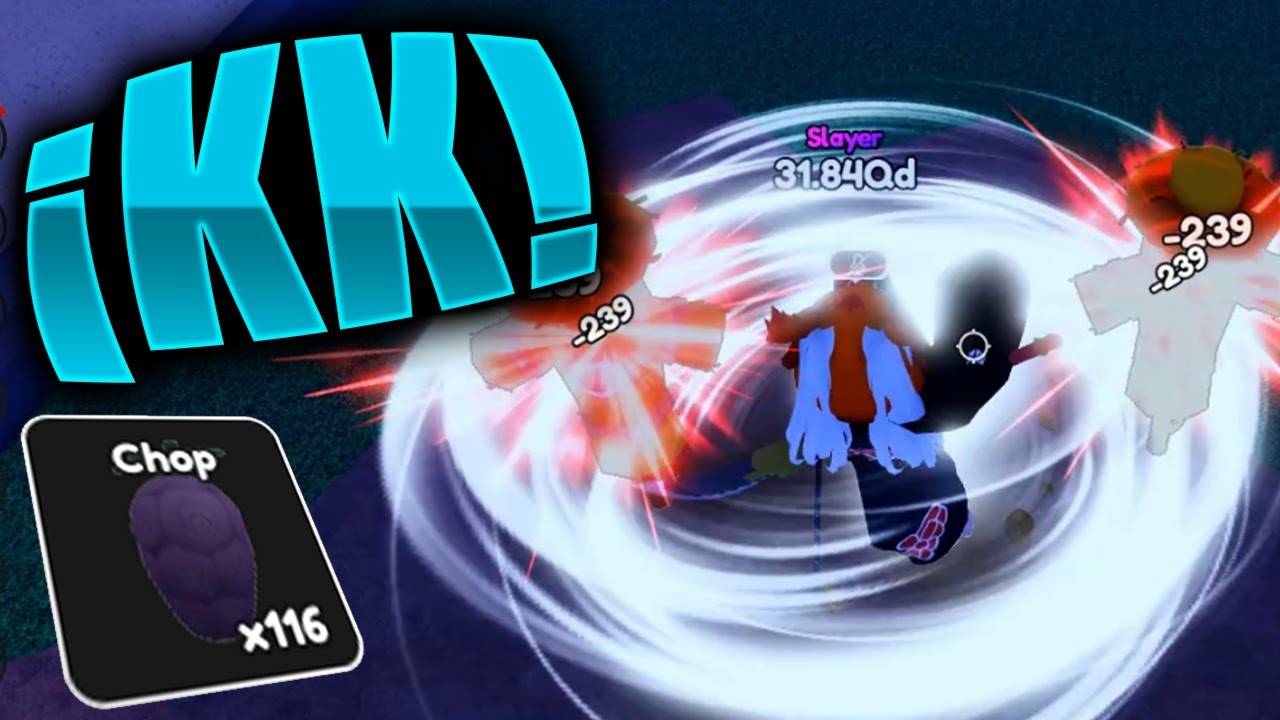 ¡SHOWCASE DE LA CHOP CHOP! | Roblox: [UPDATE 3] Anime Fighting ...