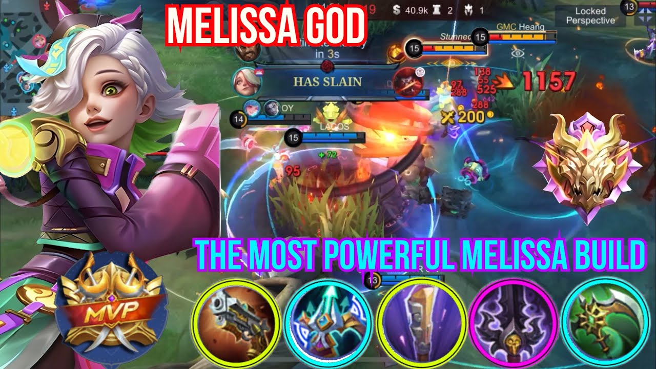 Top 1 Global Melissa Build So Powerful In Solo Rank #mobilelegends # ...