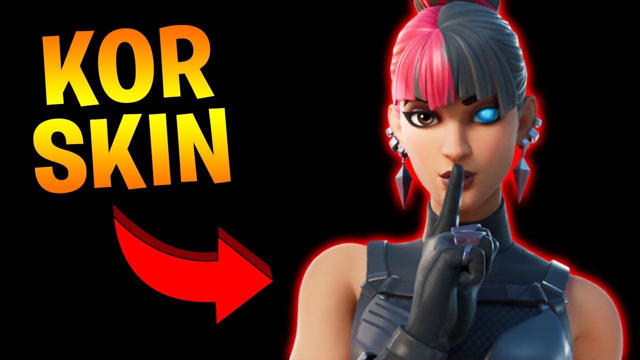 FREE BUILD COM A SKIN KOR I FORTNITE - YouTube
