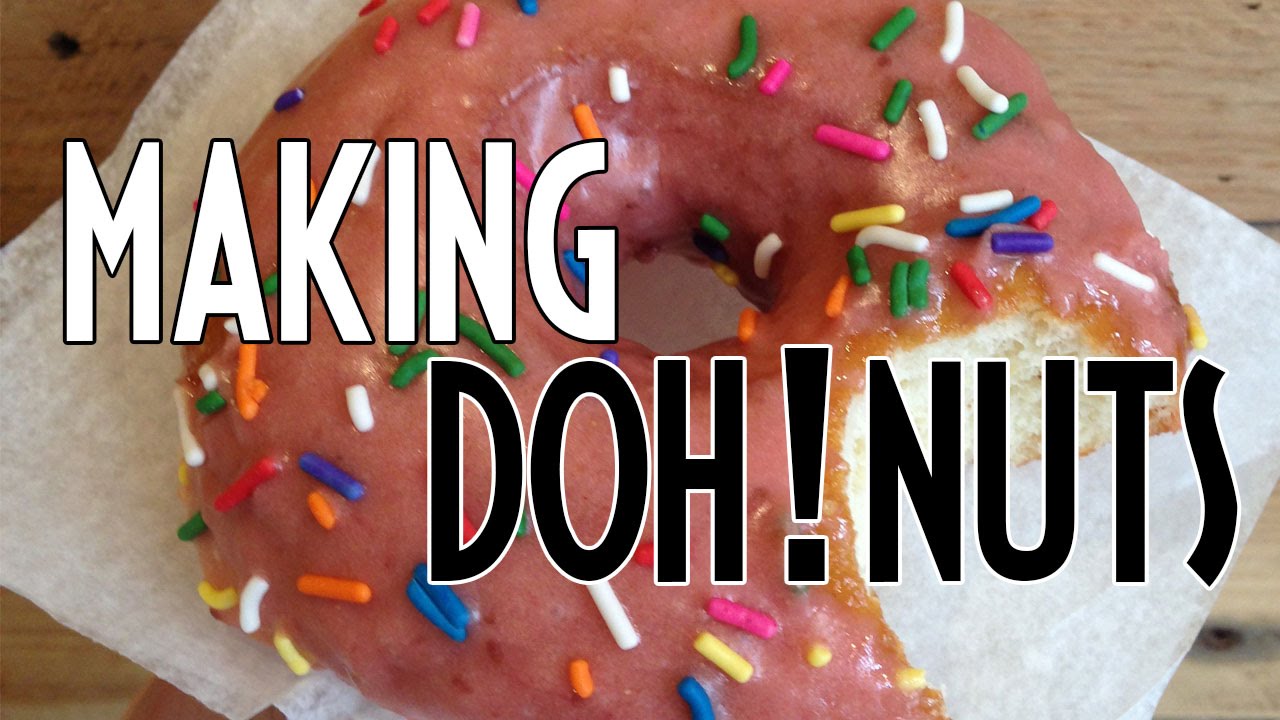 Backstage at Mr. Burns: Making DOH!NUTS - YouTube