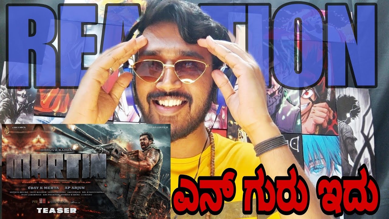 MARTIN | official Teaser - Kannada REACTION | Dhruva Sarja | Arjun ...