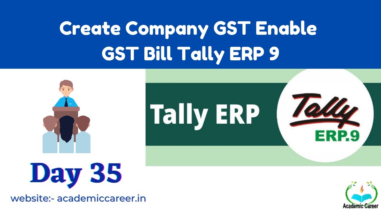 How to Enable GST in Tally ERP 9 | How To Activate GST Features in ...