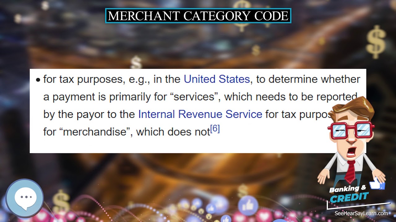 Merchant category code 💲 BANKING & CREDIT TERMS 💲 - YouTube