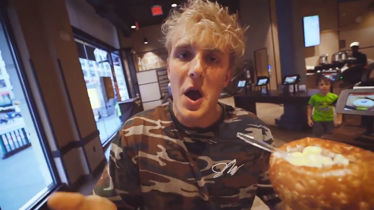 Jake Paul Does The Bagel Dance - YouTube