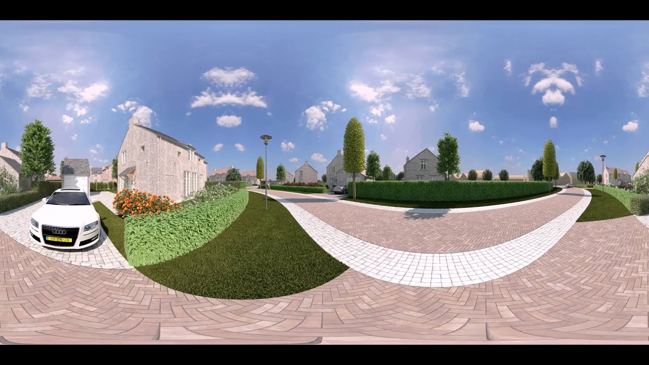 3D Animatie 360 view nieuwbouw woningen BouwAdviesNL - YouTube