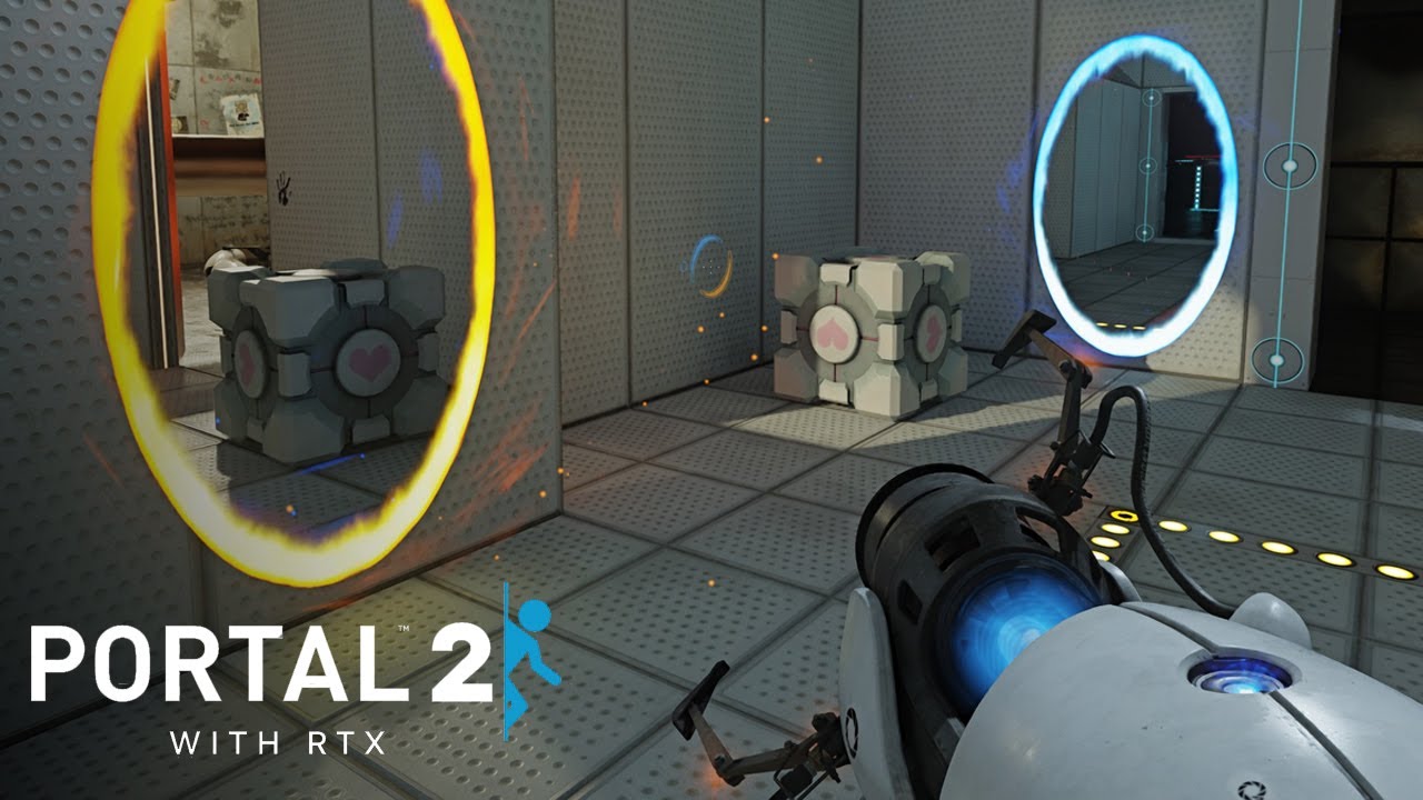 PORTAL 2 with RTX | 4K HDR | 60FPS | PC | ULTRA | PATH TRACING | RTX ...