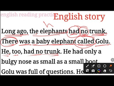 English story |English read paragraph | english reading practice ...