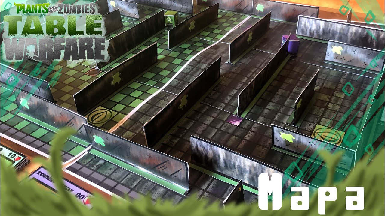 MAPA - Pvz TABLE WARFARE el nuevo juego de mesa de pvz inspirado en ...