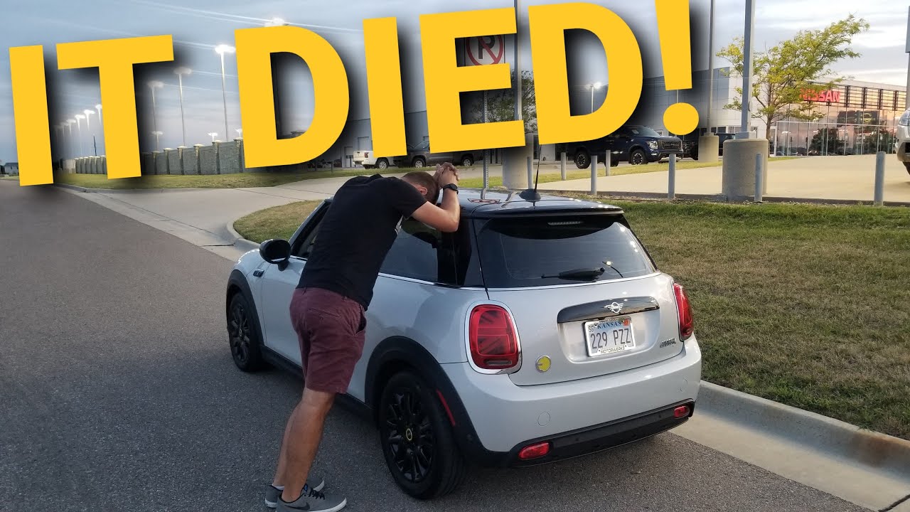 IT DIED!! Our 1st Long Trip In Our NEW Mini Cooper SE - YouTube