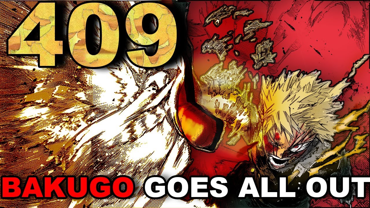 My Hero Academia Chapter 409: Bakugo vs. All for One - The Explosive ...