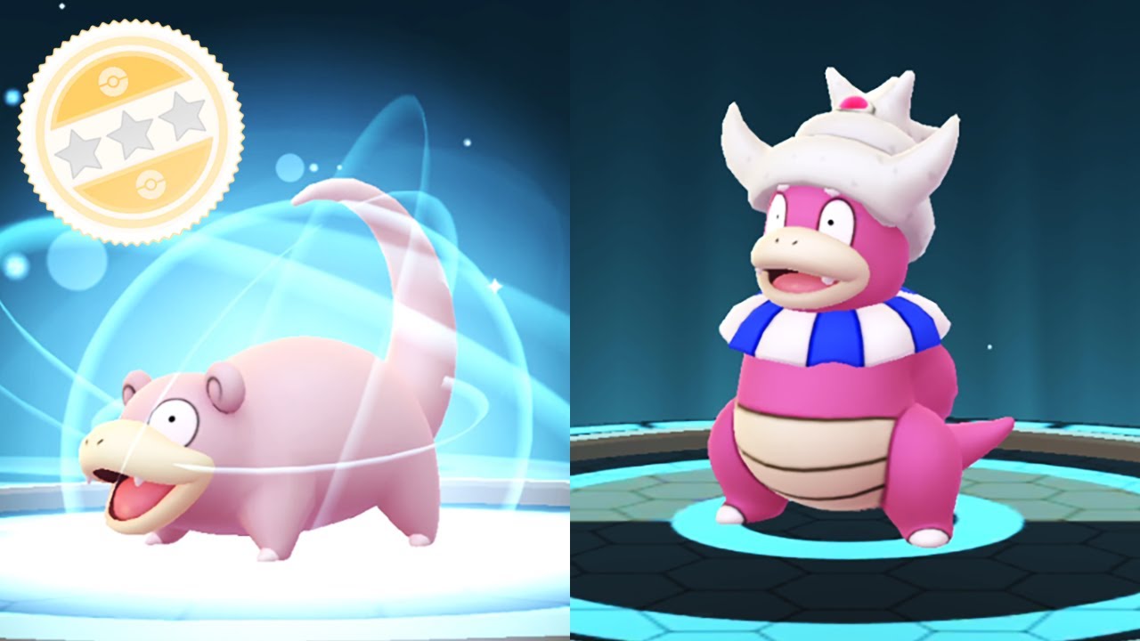 EVOLVING SHINY SLOWPOKE TO SHINY SLOWKING in Pokémon GO - YouTube