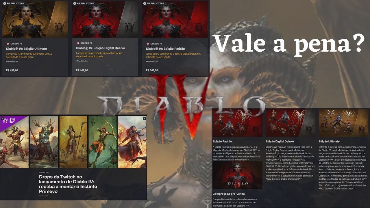 Diablo 4. Vale a pena o investimento? - YouTube