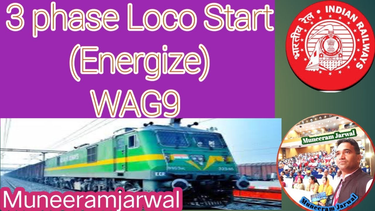 Electrical Loco Energize | AC Loco WAG9 3 phase #electric #locomotive # ...
