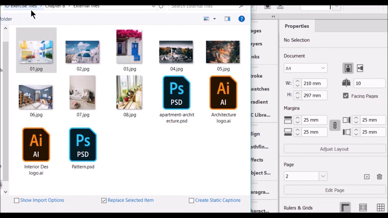 Mastering Adobe InDesign 2020 | 8.Placing and Manipulating External ...