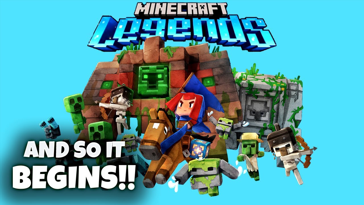 Minecraft Legends Campaign Gameplay | First look! - YouTube
