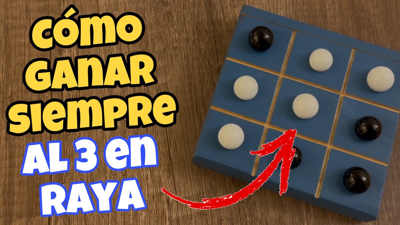 Cómo ganar al 3 en raya siempre / cómo ganar en el gato siempre / cómo ...