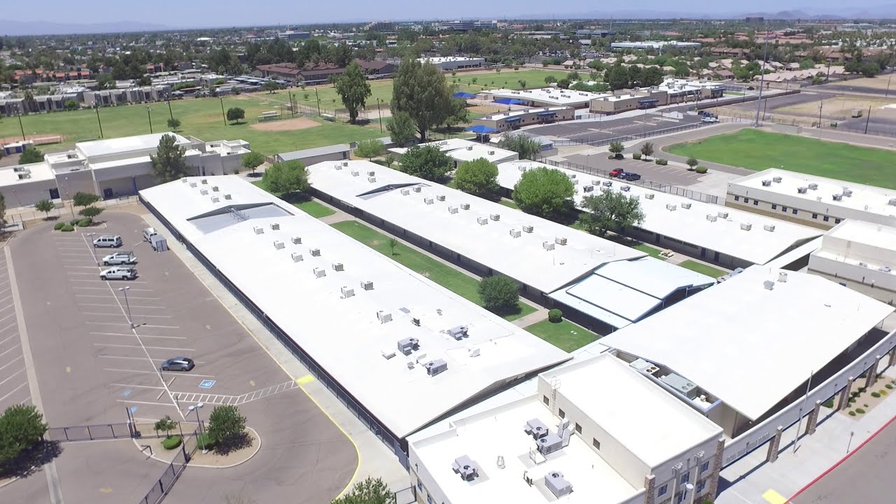Royal Palm Middle School Aerial View - YouTube