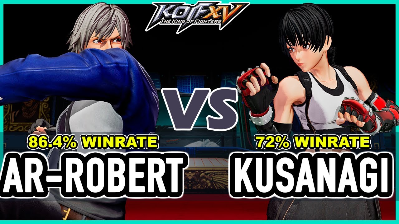 KOF XV 🔥 Ar-Robert (Rock/B.Jenet/Krohnen) vs Kusanagi (K'/Yuri/Kyo) 🔥 ...
