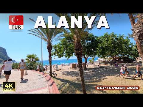 Magical September in Alanya! Cleopatra Beach, Cable Car & Damlatas Tour 4K ☀️🏖️