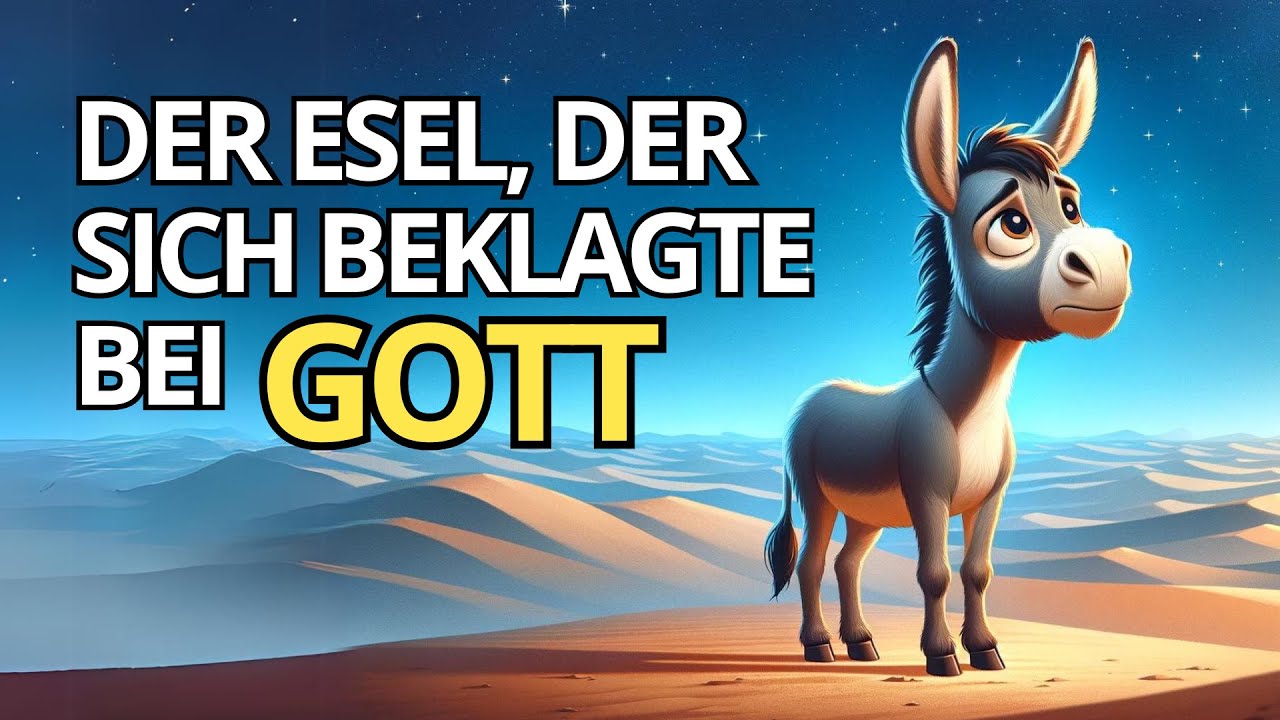 DER ESEL, DER SICH BEI GOTT BESCHWERT HAT | Eine Geschichte zum ...