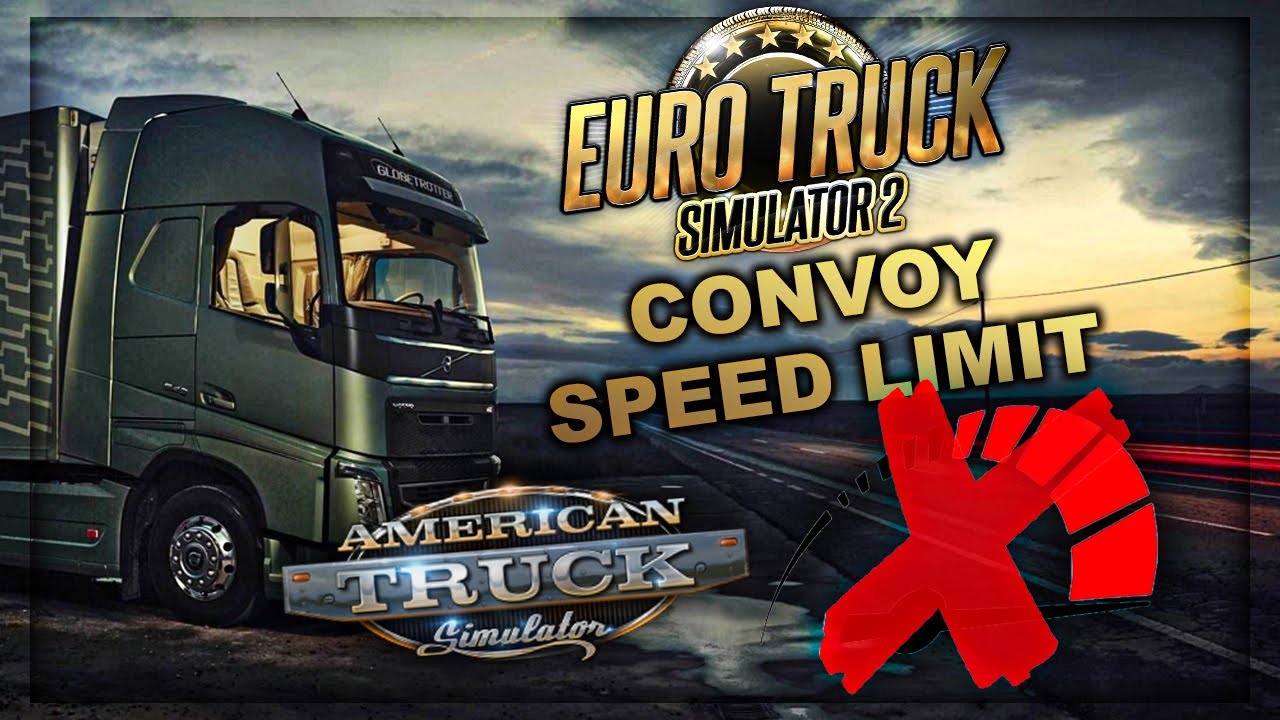 How to remove speed limit in ETS 2 and ATS convoy. (WORKING!!!) - YouTube