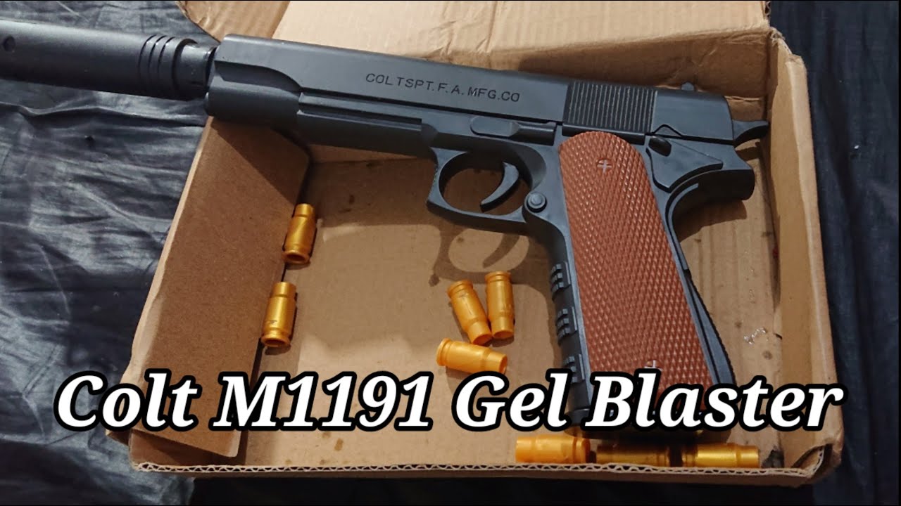 Colt M1911 Gel Blaster Shell Ejecting Unboxing | Airsoft Review - YouTube