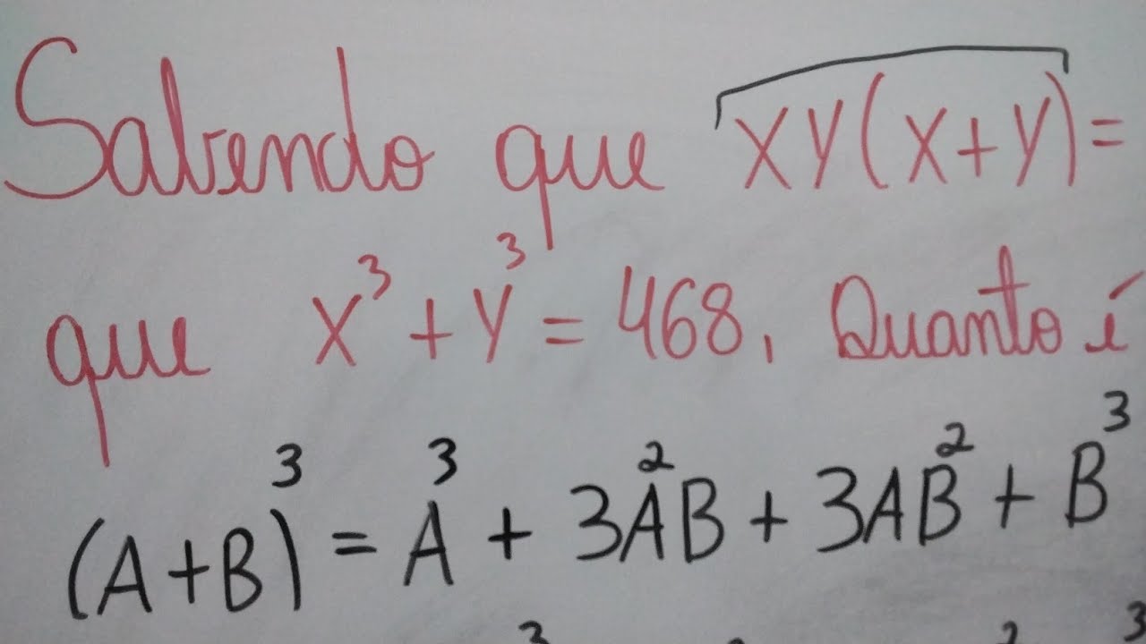 @PRODUTOS NOTÁVEIS CUBO DA SOMA DE 2 TERMOS @MATFUZNAV22 - YouTube