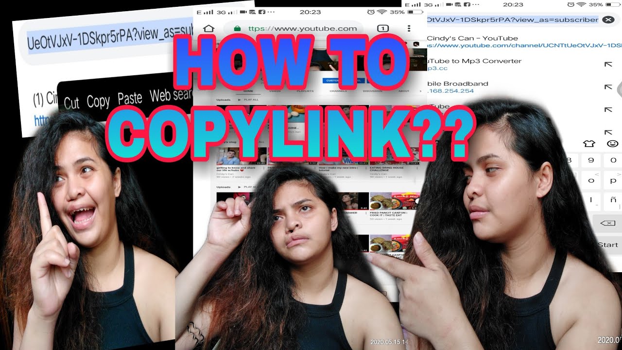 HOW TO COPY LINK|EASY WAY|PERSONAL ACCOUNT|CINDY'SCAN - YouTube