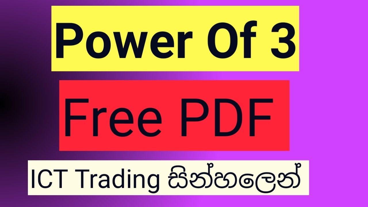 Po3 | Power of 3 ICT | Power Of Three Trading Strategy| AMD Trading ...