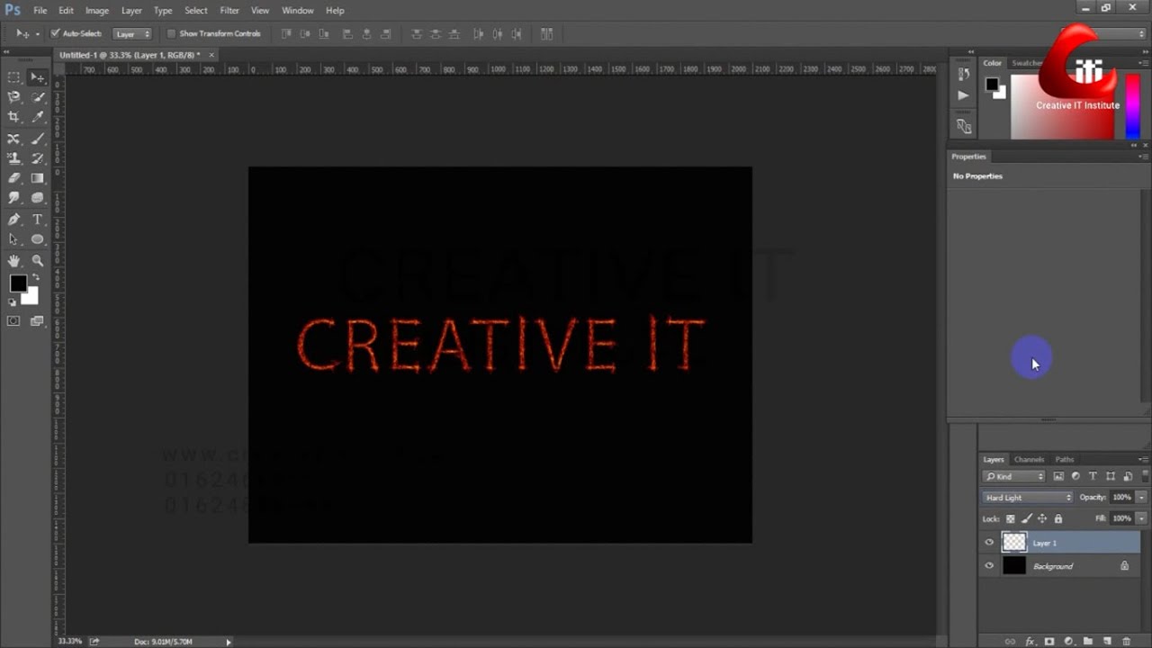 Text Effects Tutorial in Photoshop | Adobe Photoshop Tutorial - YouTube