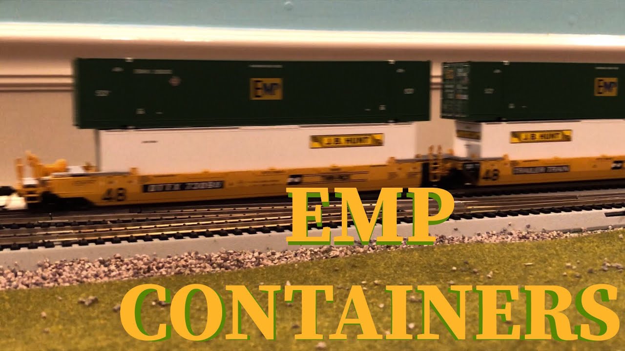 Athearn 53’ EMP Intermodal Containers - YouTube