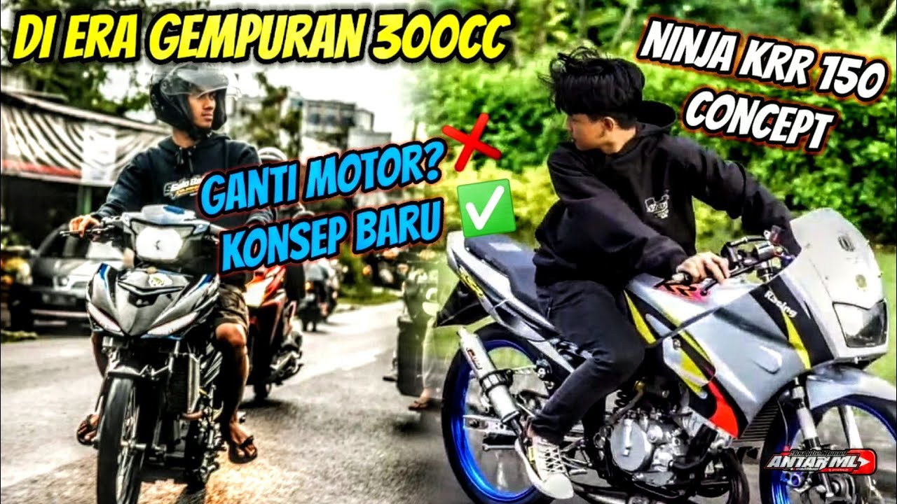 MX KING 300CC? NINJA KRR150 JARI-JARI SIMPLE - YouTube