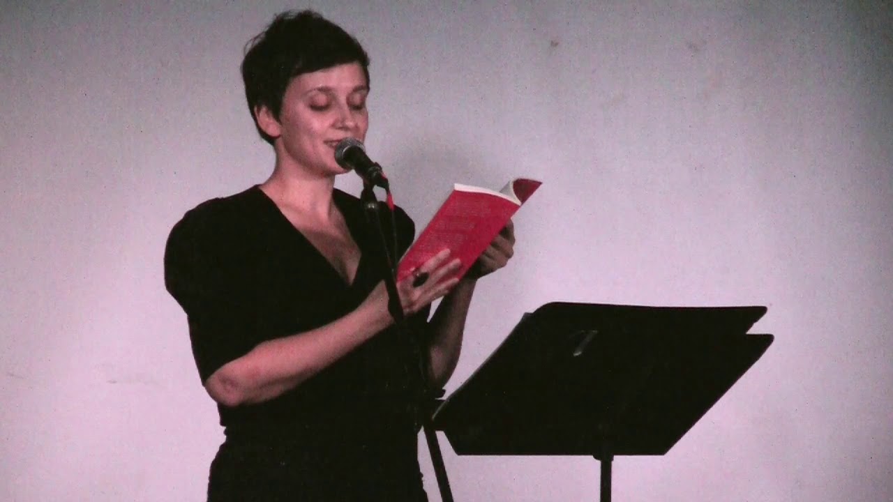 Aimee Wall reading from Drama Queens at the 2019 Book*hug Fall Launch ...