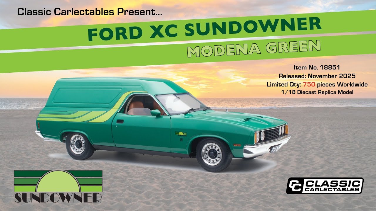 Ford XC Sundowner Modena Green - 1/18 Diecast Model # ...