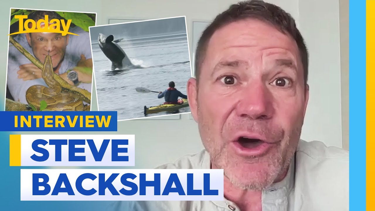 British wildlife wrangler Steve Backshall down under for new tour ...