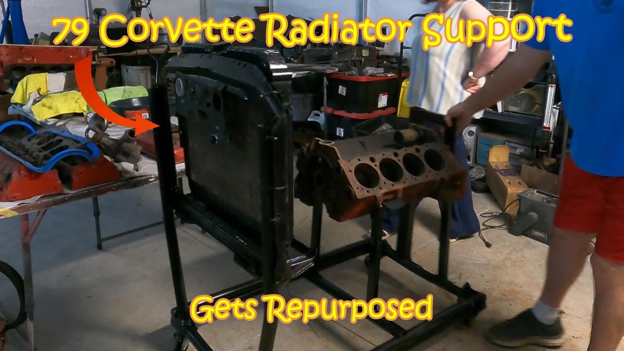 79 Corvette Radiator Support Gets Repurpossed - YouTube