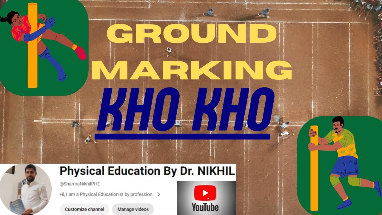 KHO KHO GROUND MARKING || Physical Education || Practical || Class XI ...