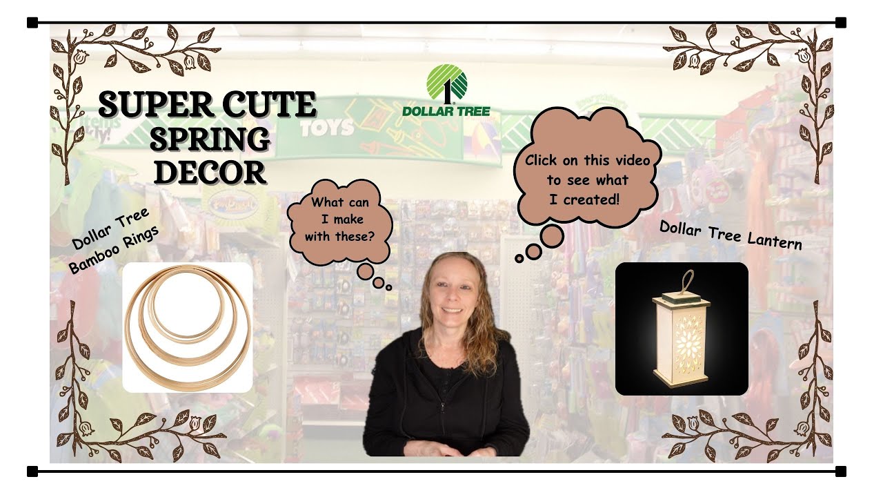 Look 👀what I did with Dollar Tree BAMBOO RINGS | New DIY using DOLLAR ...