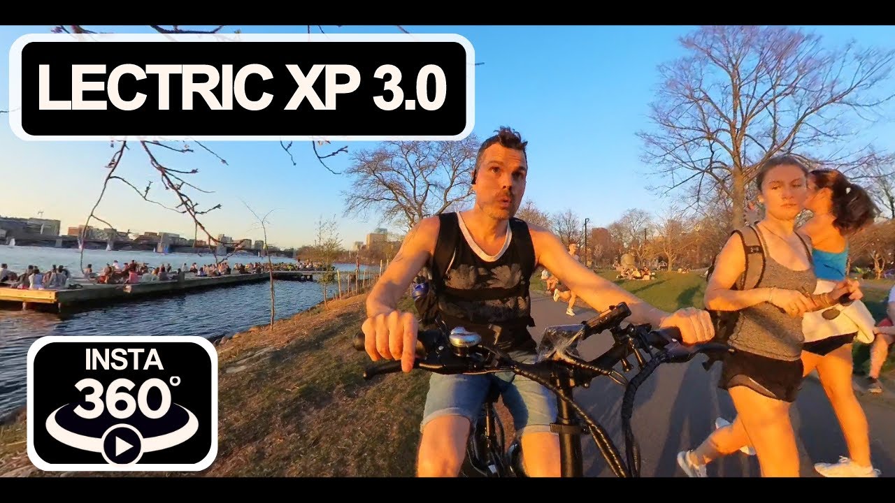 (360 VR Tour) Gorgeous city bike path on a Lectric XP3. - YouTube
