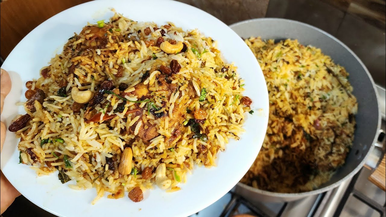 Easy Fried chicken Biryani / Simple biryani for bachelors and beginners ...