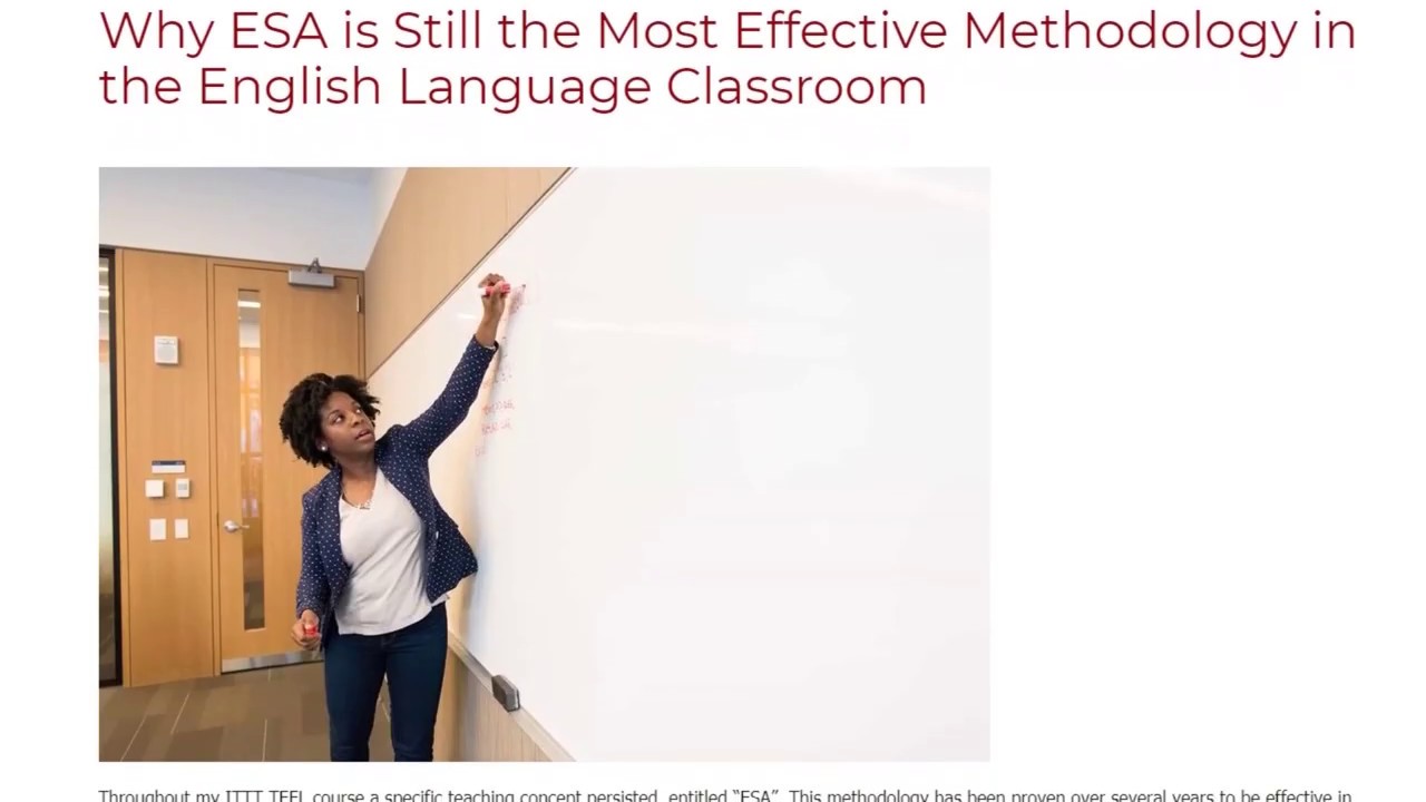 Why ESA is Still the Most Effective Methodology in the English Language ...