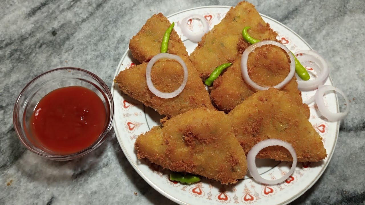 Potato Cheese Triangles recipe | by Umaima's Cook House - YouTube