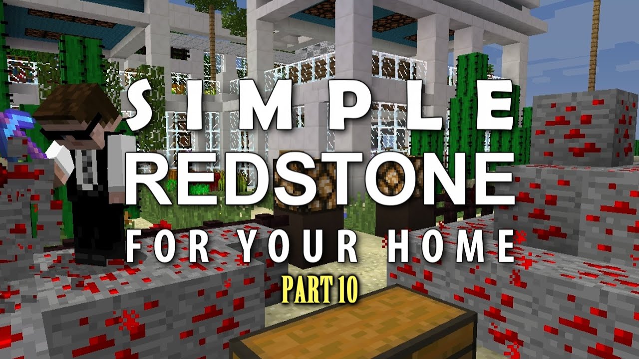 Minecraft: Redstone For Your Home #10 - Redstone Kitchen | Hidden ...