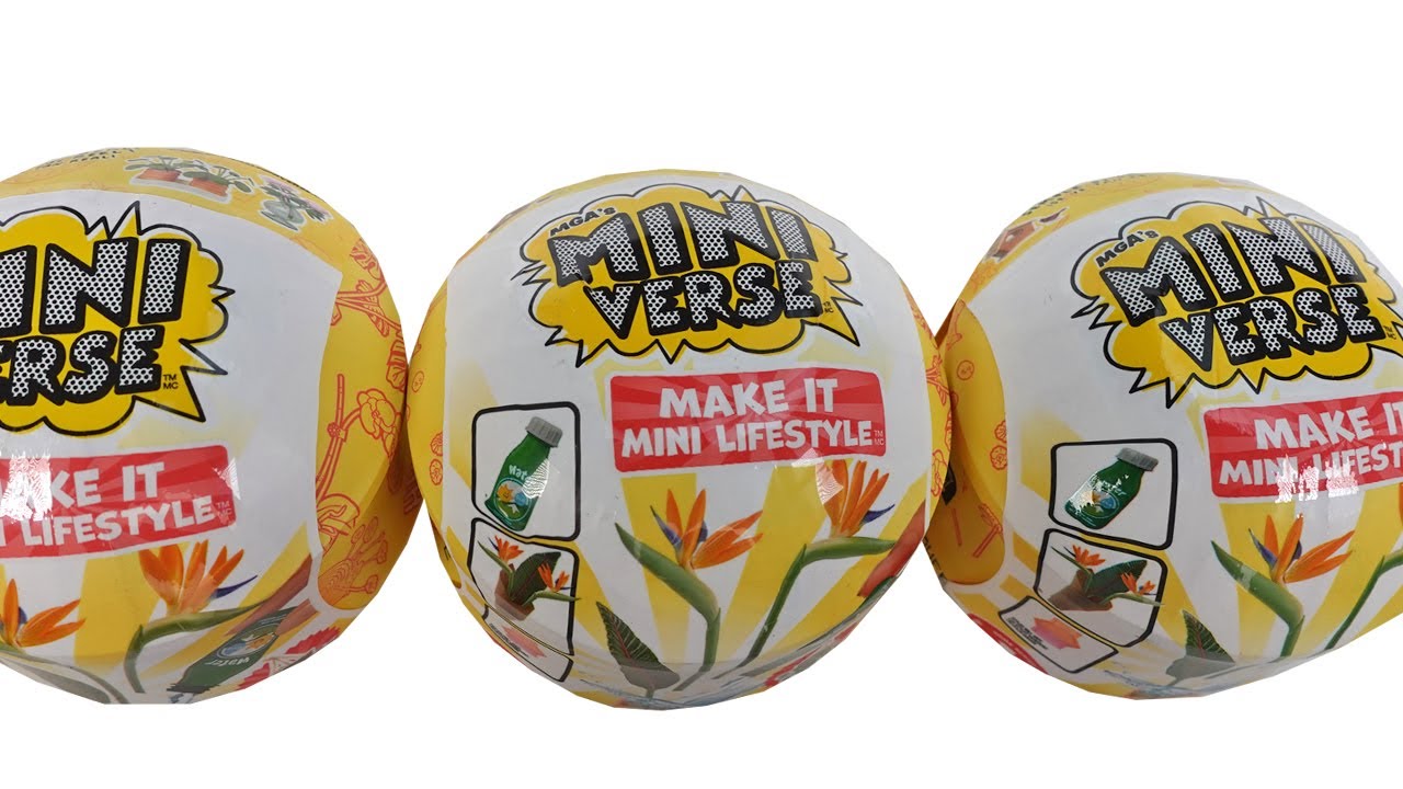 Miniverse Make it Mini Lifestyle Home Series 1 DIY Craft Unboxing ...