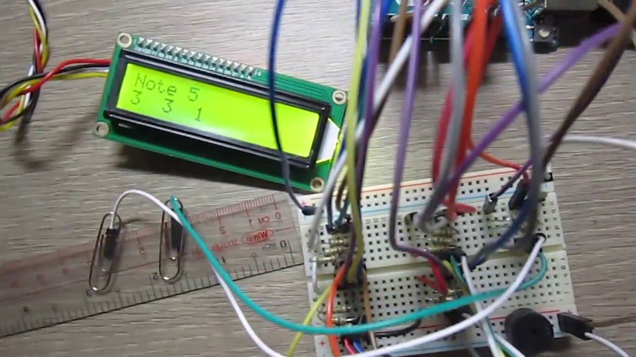 Arduino Paper Piano - YouTube