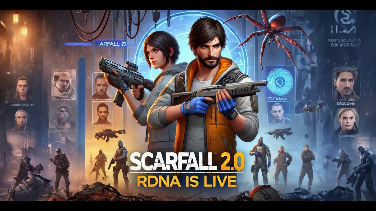 scarfall 2.0 live / playing first time with friend / RDNA GAMING - YouTube