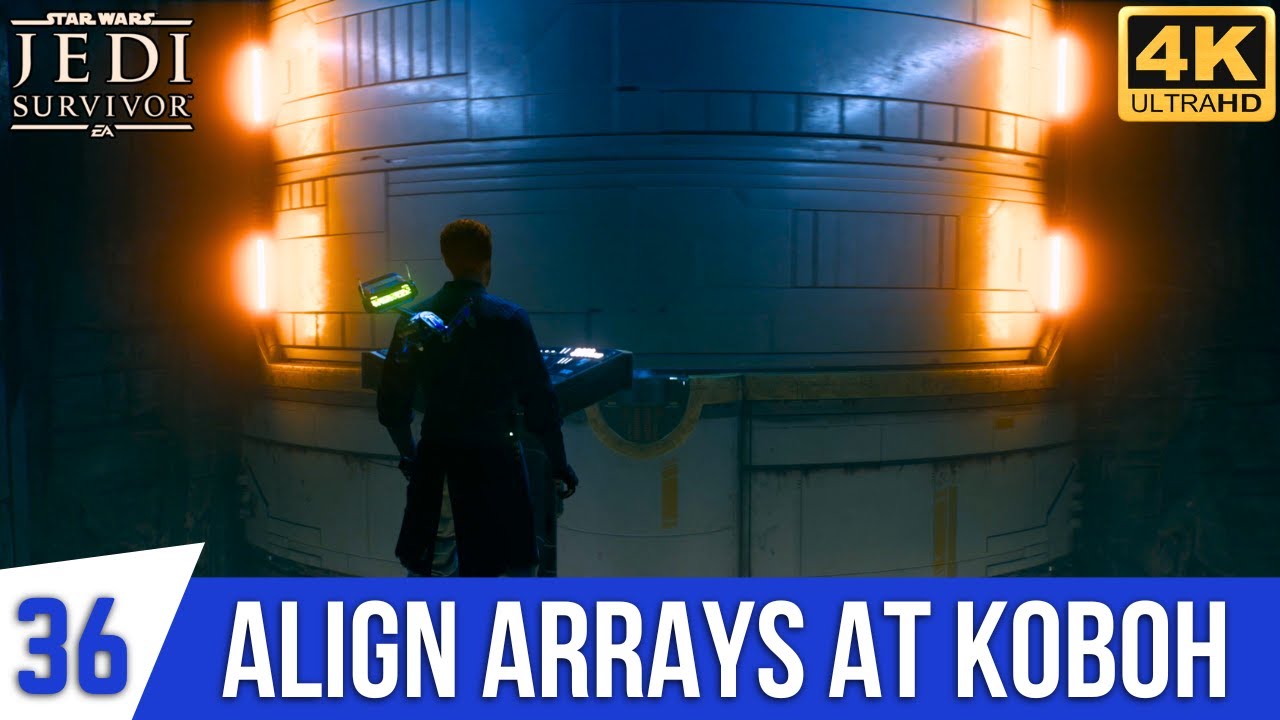 STAR WARS JEDI SURVIVOR Gameplay Part 36 - Align Arrays at Kobo Control Center | Confront Bode ...