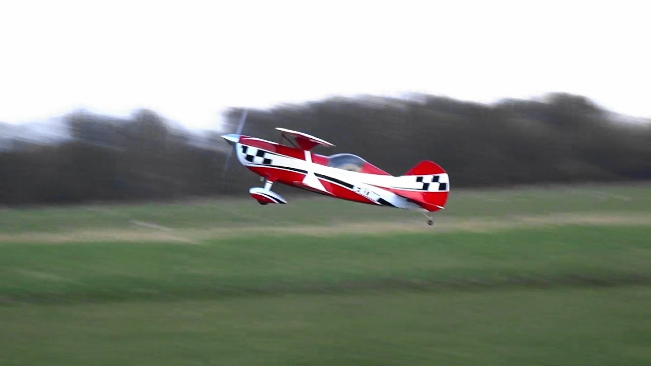 RC Christen Eagle Valach 120 4T Test - YouTube